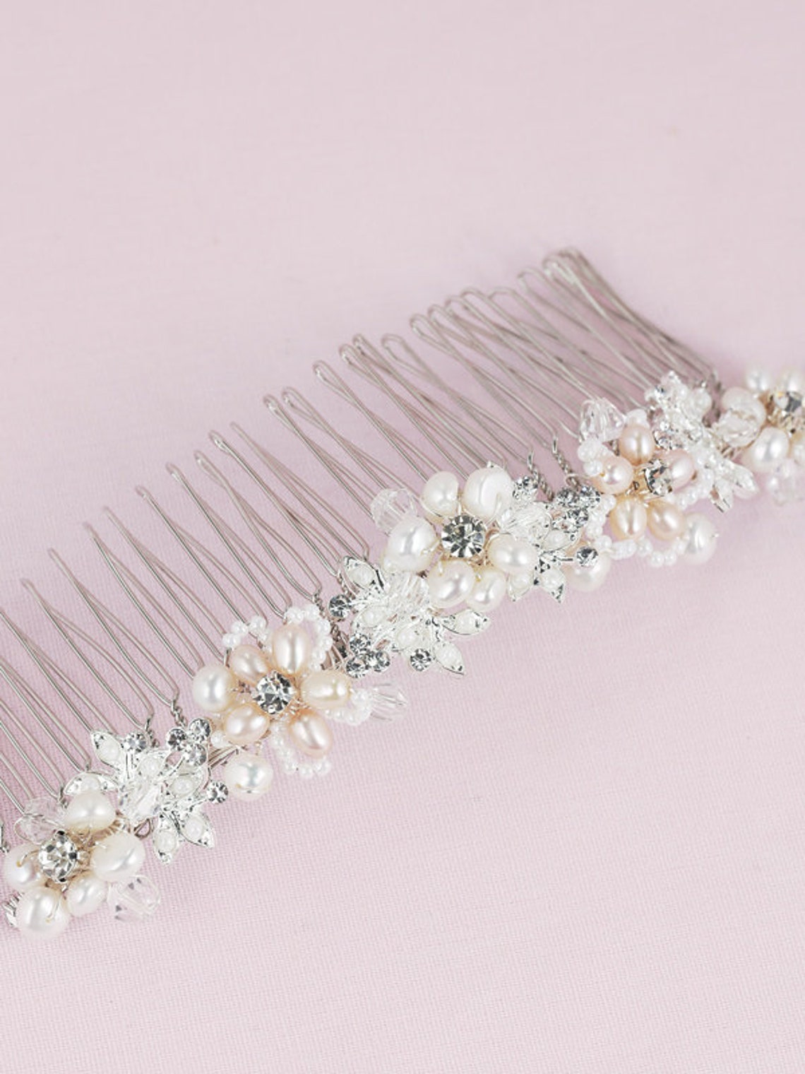 Scattered Pearls Bridal Veil - Etsy