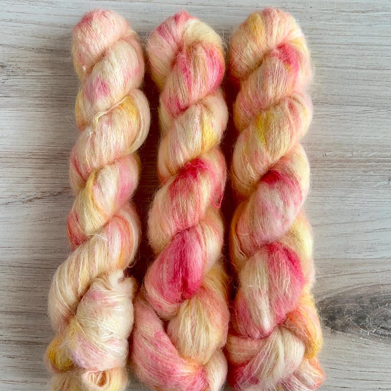 Suri Alpaca Pink Yarn - Etsy