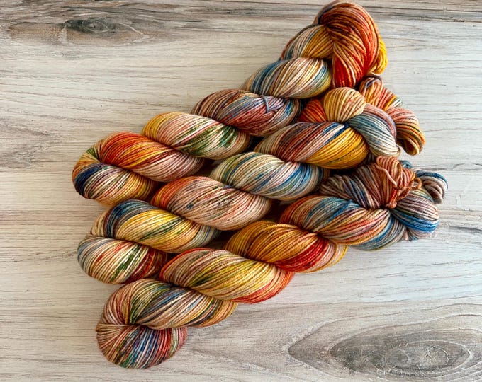 DK BEAUTY and the BEAST, Hand Dyed Yarn, Three by the Sea Designs, Dk ...