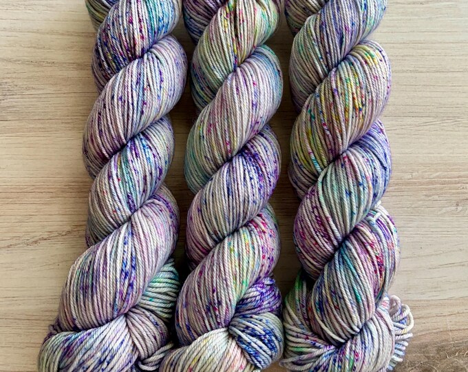DK STARLIGHT Hand Dyed Yarn, Three by the Sea Designs, Dk Weight Yarn ...