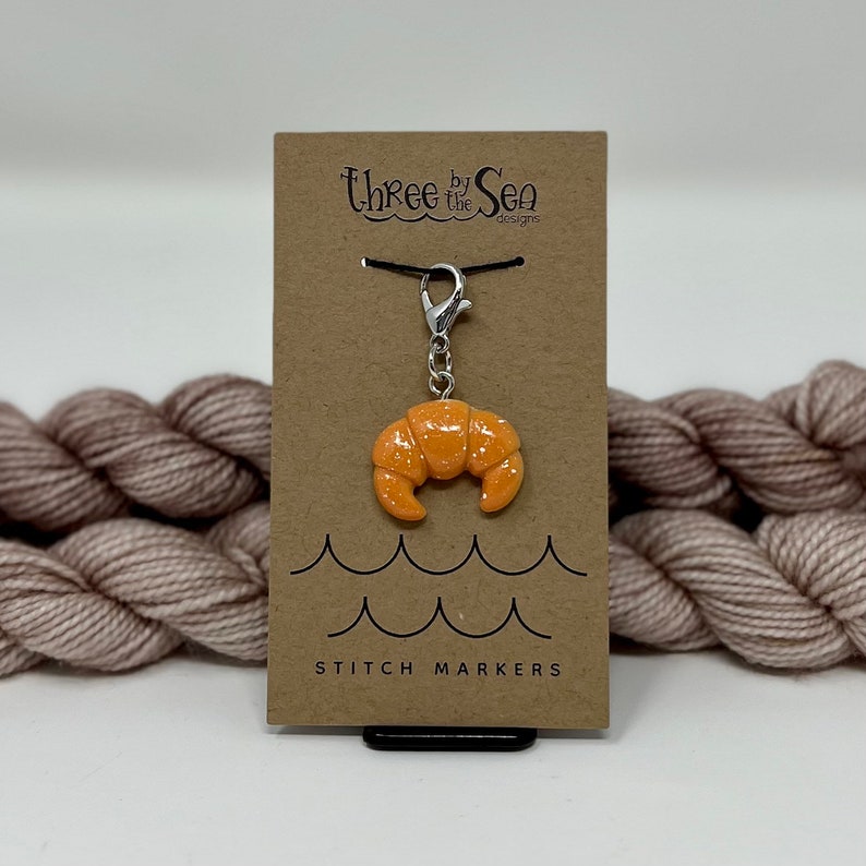 FRESH BAKED Stitch Marker Food Progress Keeper Bread Stitch - Etsy