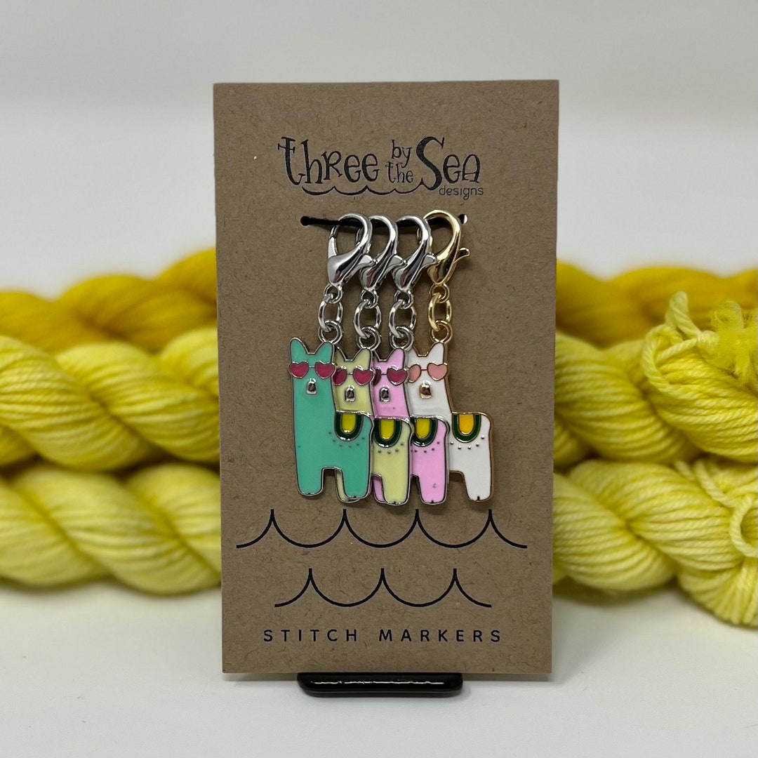 CLEARANCE** LLAMA LOVE, Llama Stitch Marker, Knitting and Crochet ...