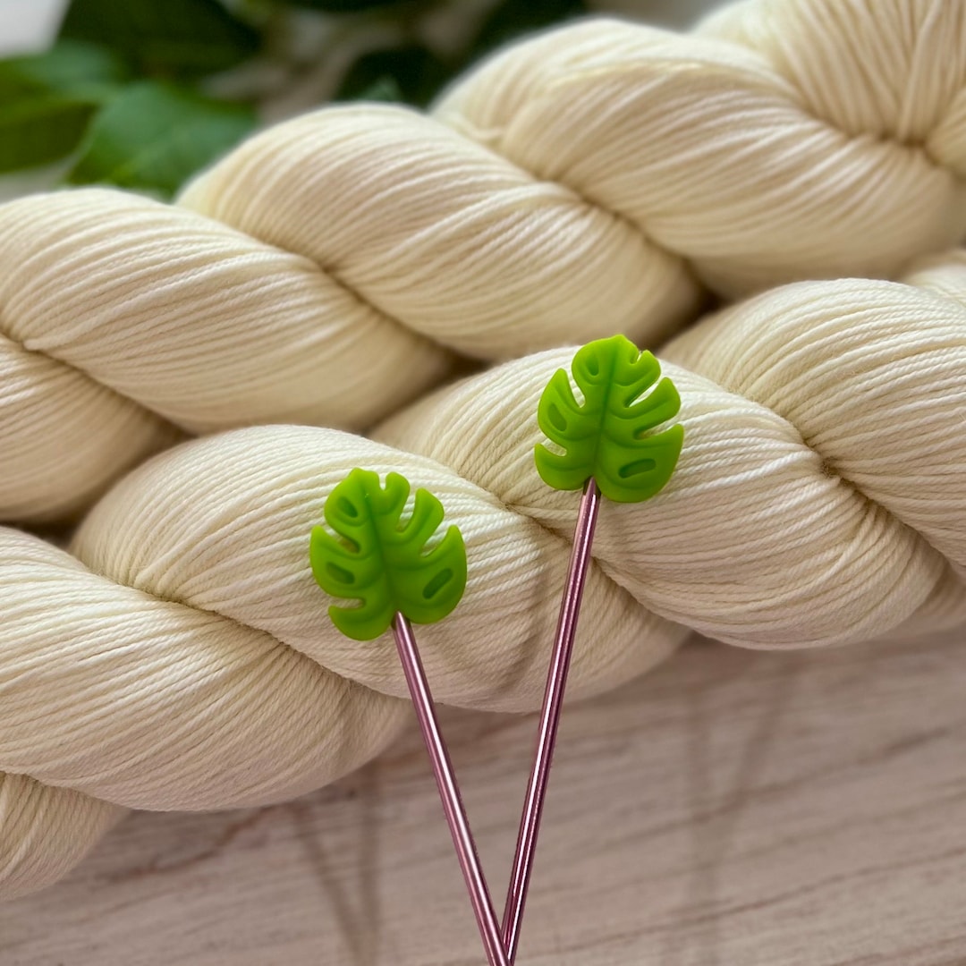 Needle Stoppers, MONSTERA LEAF, Stitch Stoppers, Needle Point Protector ...