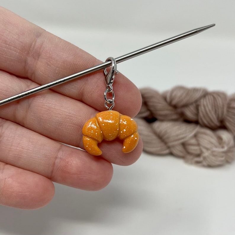 FRESH BAKED Stitch Marker Food Progress Keeper Bread Stitch - Etsy