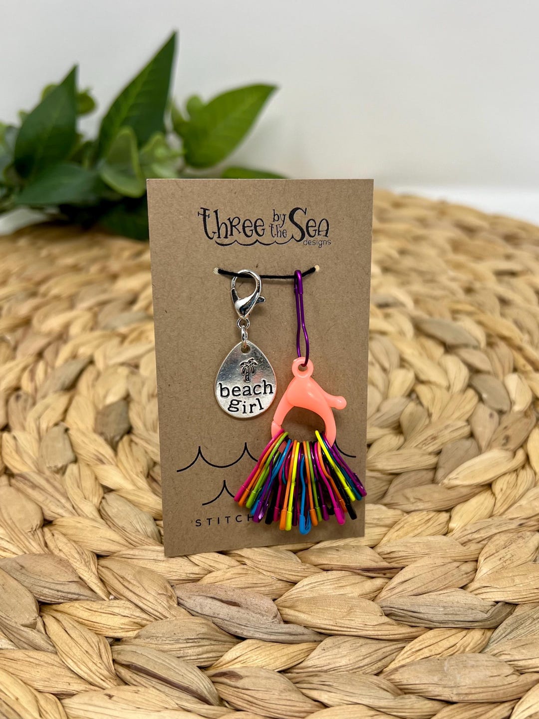 Stitch Markers, BEACH GIRL, Set of 24 Lightbulb Markers and Progress ...