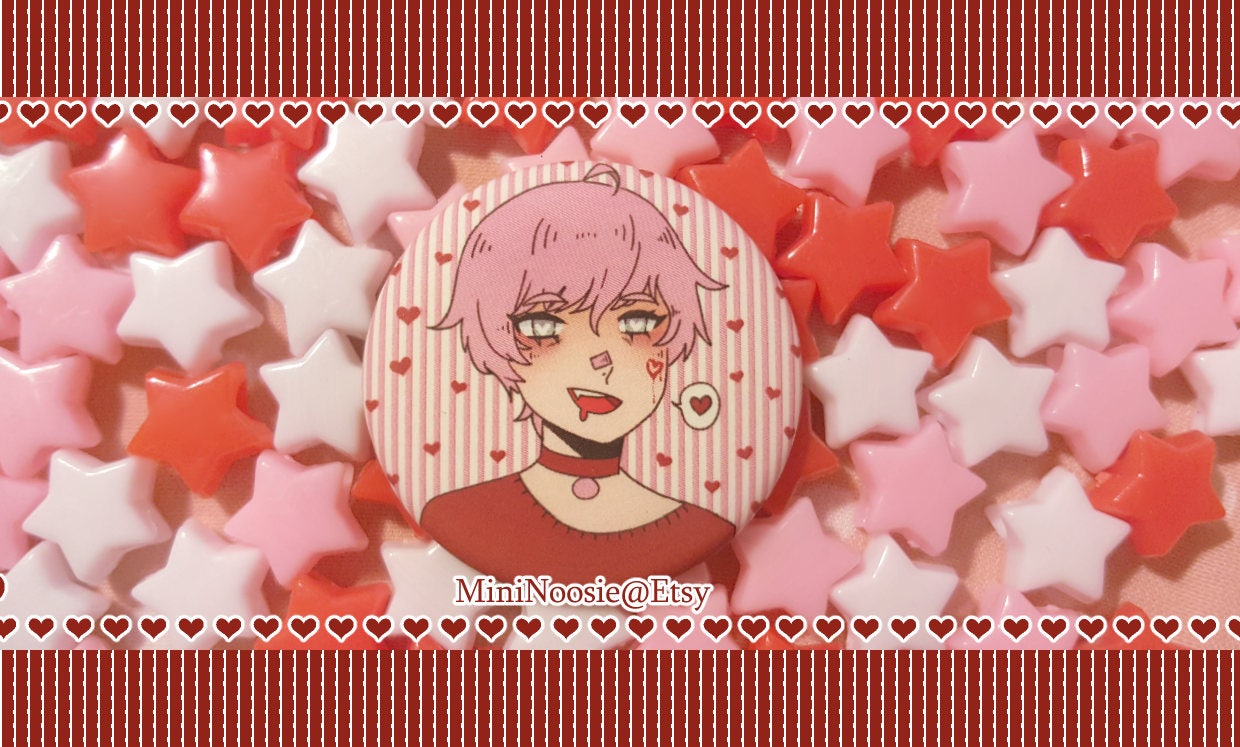 Lovesick Yandere Button - Etsy