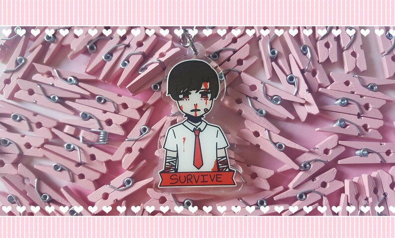 Spooky Anime Keychains - Etsy
