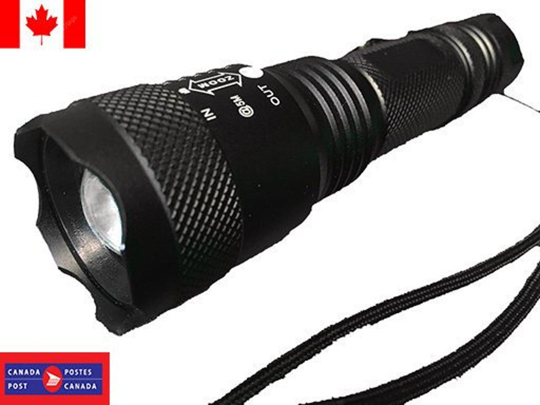 10000lumens 5 Modes Zoomable LED 18650 Pocket Micro Mini Torch With ...