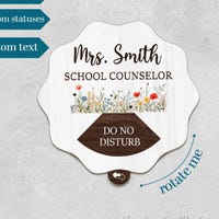 Guidance Counselor Personalized 3D Wooden Name Sign, School Counselor ...