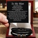 To My Man Promise Bracelet, Promise Bracelet for Boyfriend, Valentine ...
