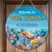 Teacher Door Sign, Ocean Sea Themed Door Sign, Classroom Door Hanger ...