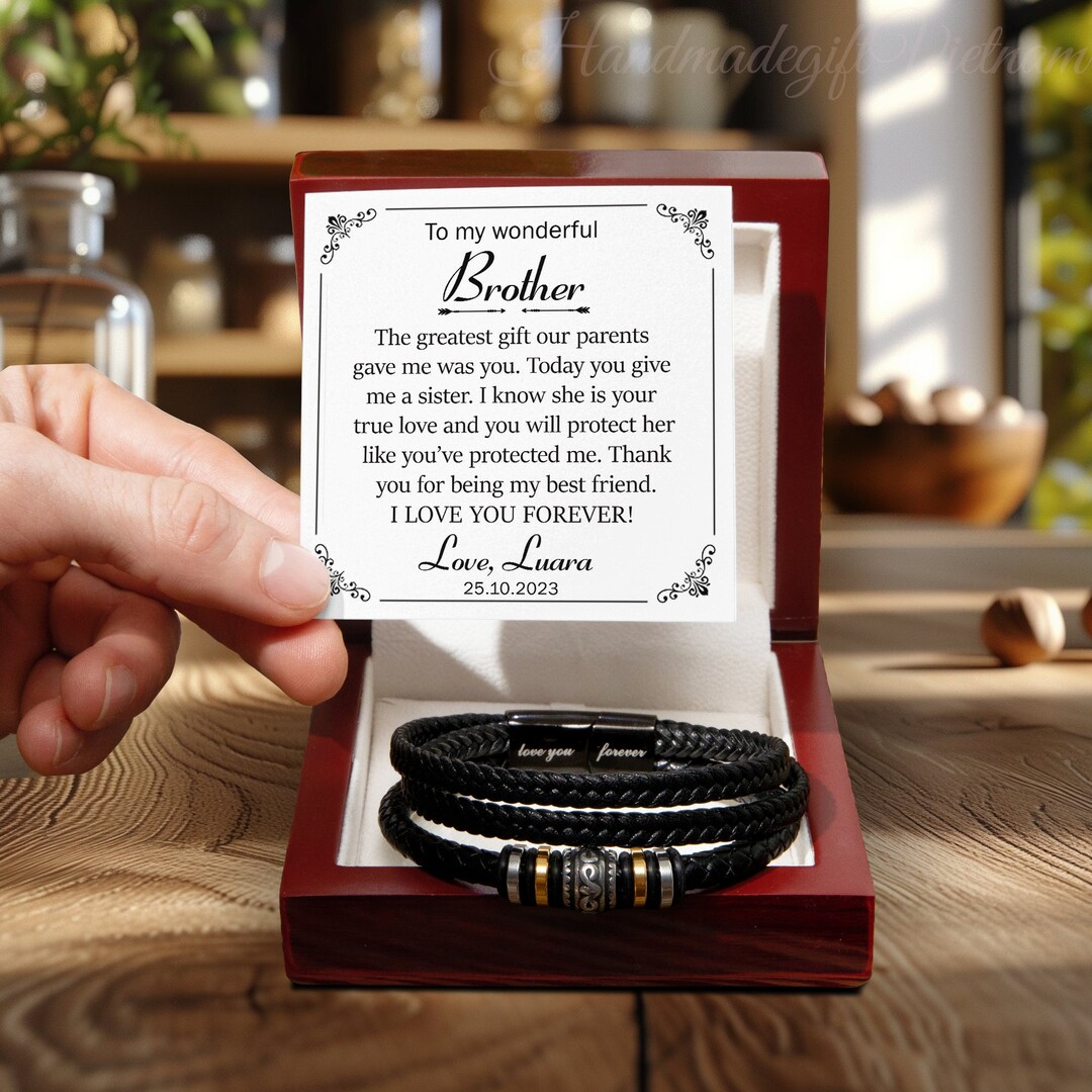 To My Brother on Your Wedding Day, Brother Wedding Gift for Brother ...