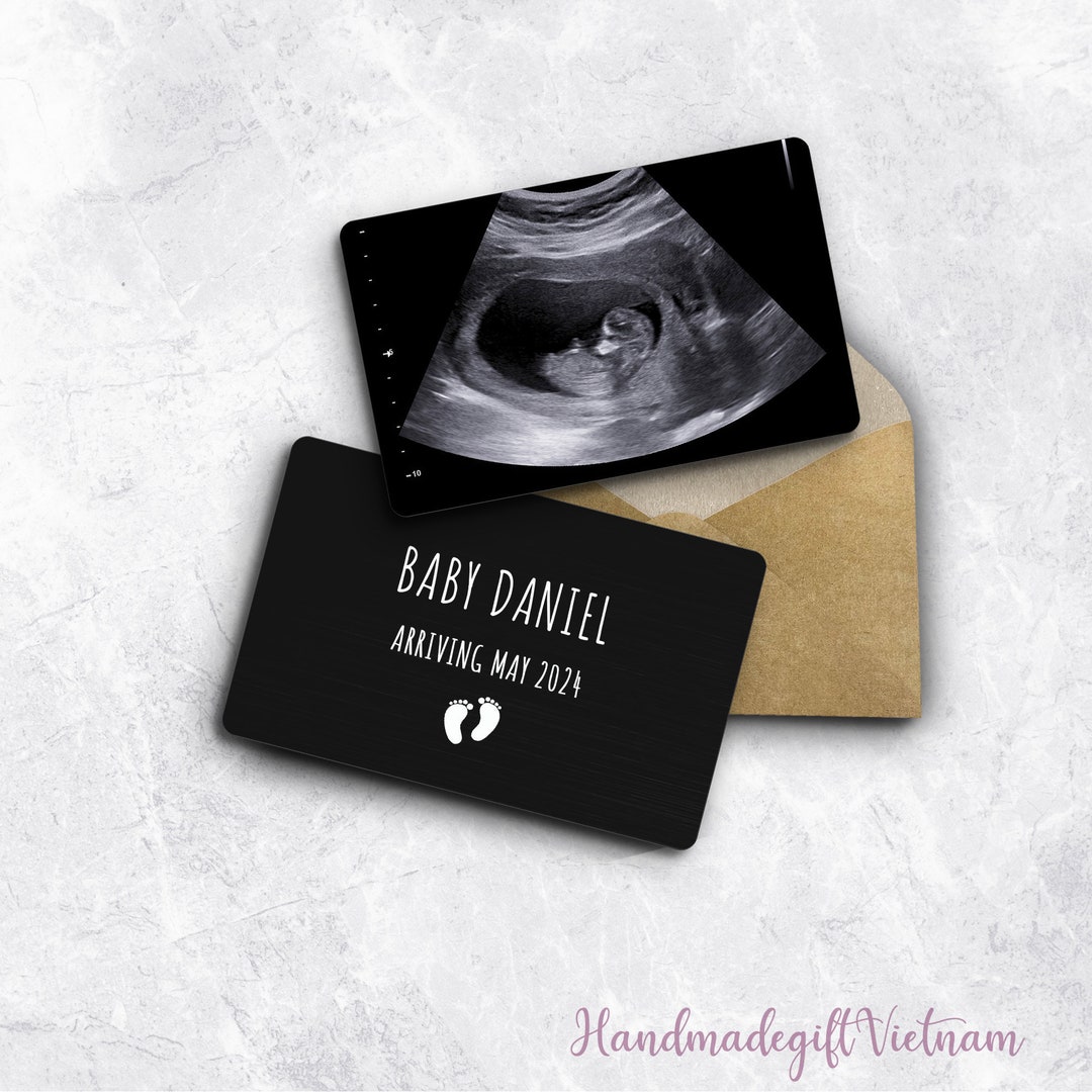 Baby Ultrasound Wallet Card for Dad, Daddy to Be Wallet Card, New Dad ...