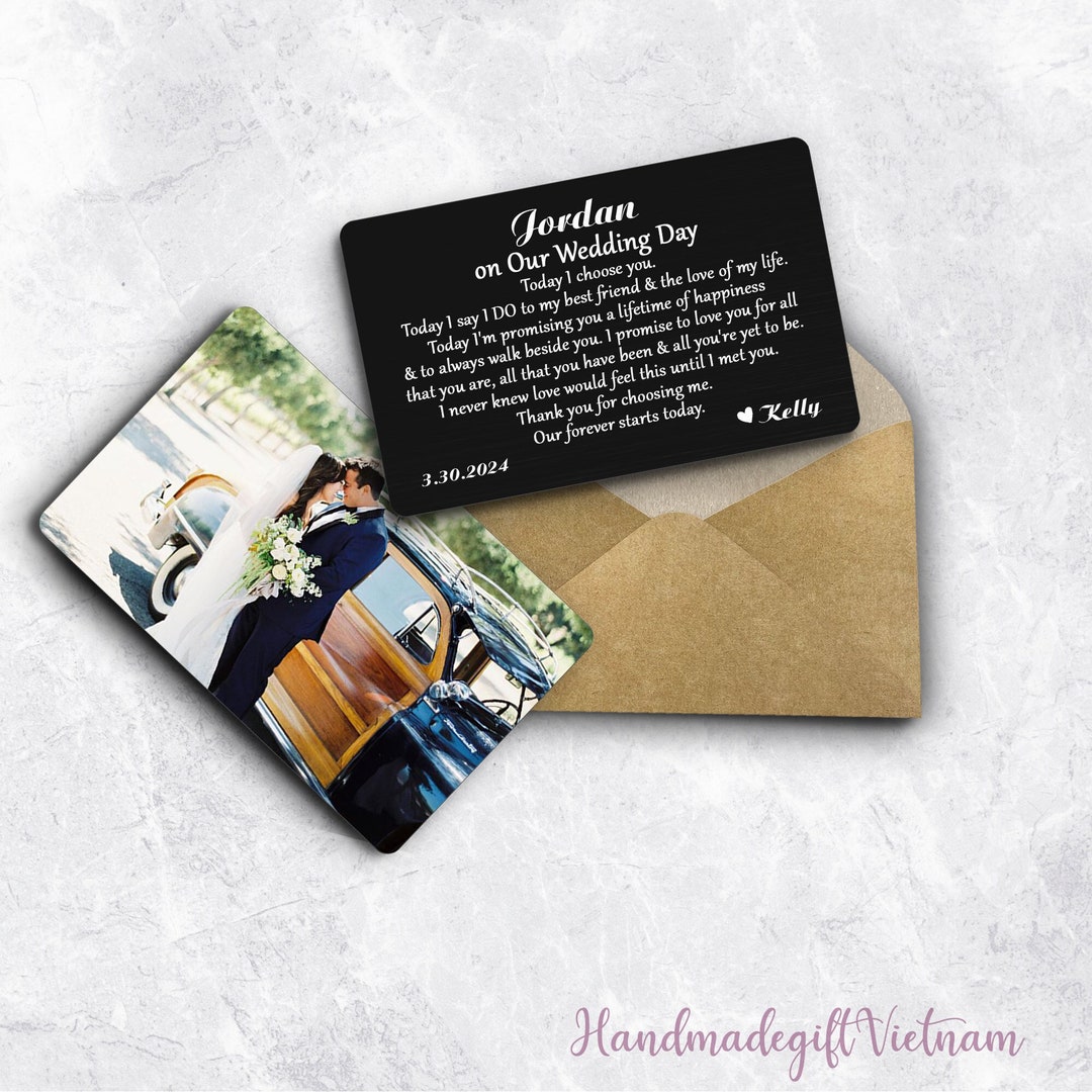 Groom Gift From Bride on Wedding Day, Bride to Groom Wedding Gift ...