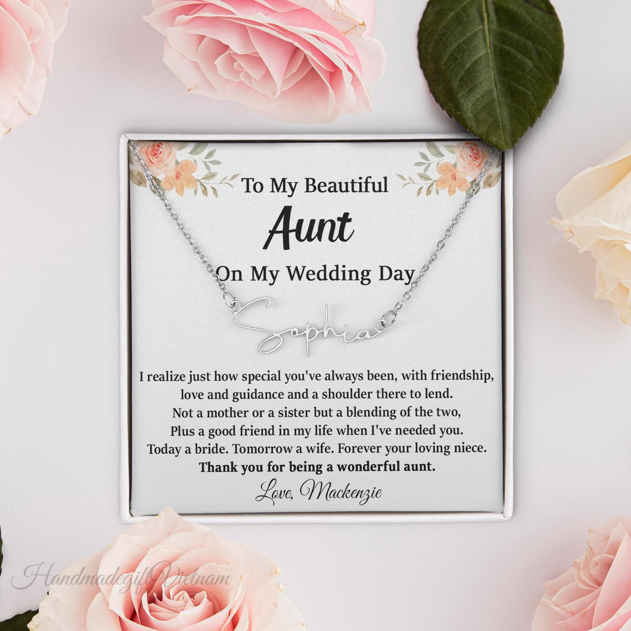 Letter to niece from aunt for wedding 60 photos - Astyledwedding.com
