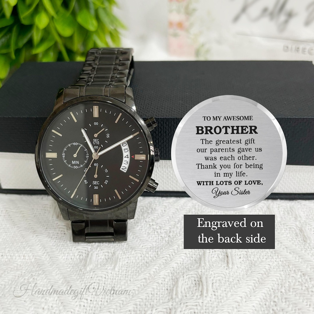 To My Brother Watch Gift/gifts for Brother/brother Christmas Gift ...