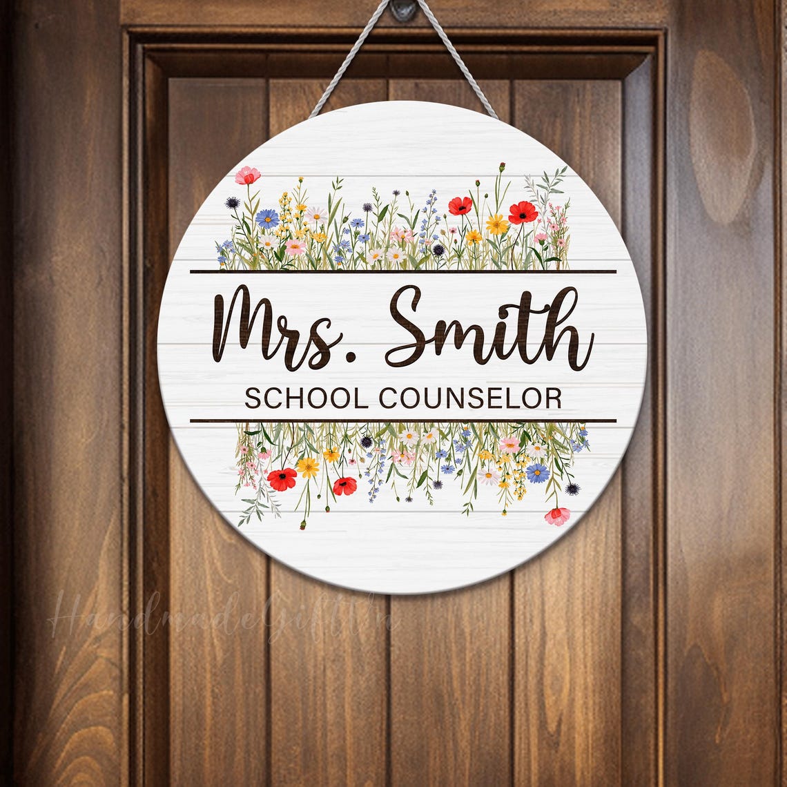Personalized School Counselor Door Sign, School Counselor Office Sign ...