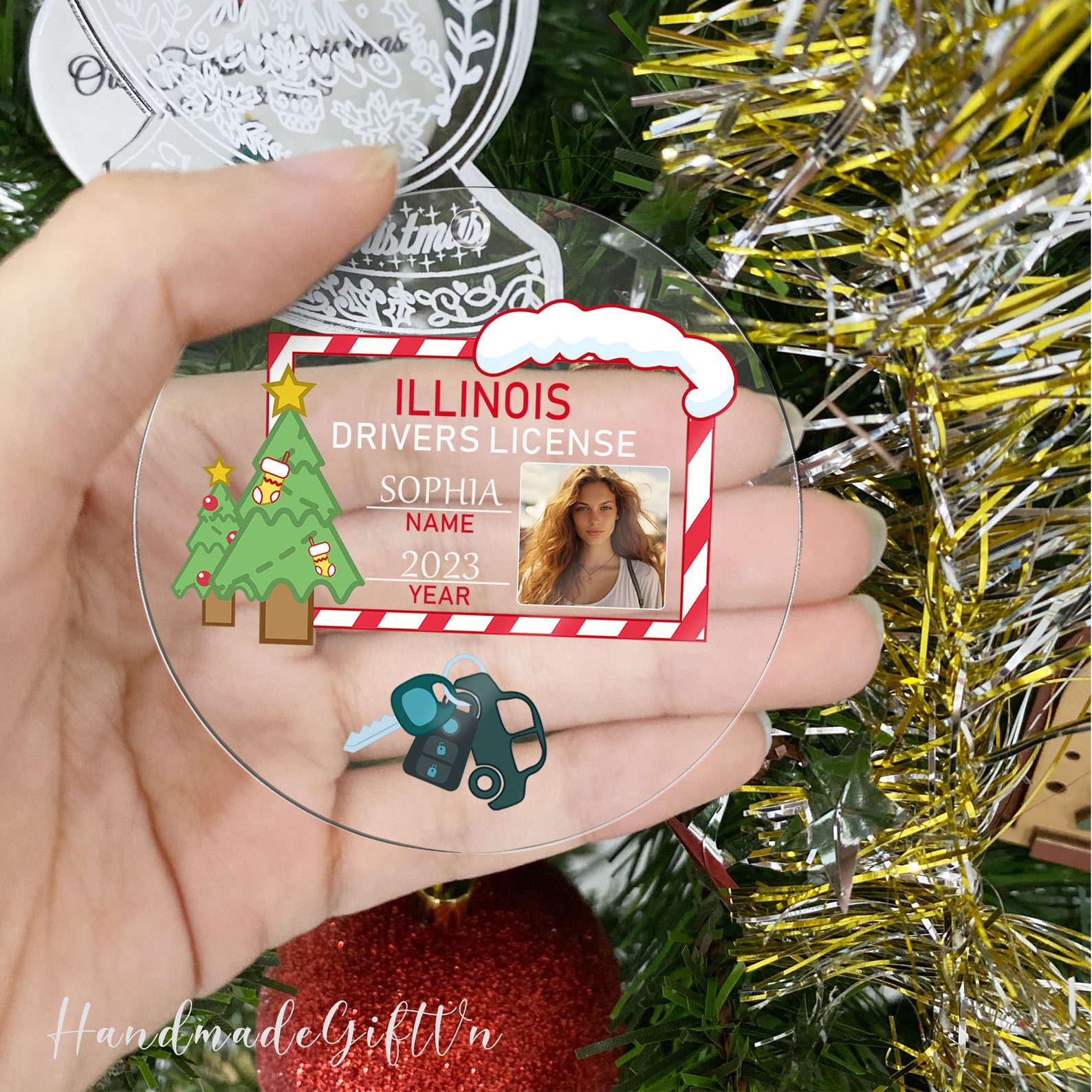 New Driver Acrylic Ornament, New Driver Gift, New Car Owner Ornament ...