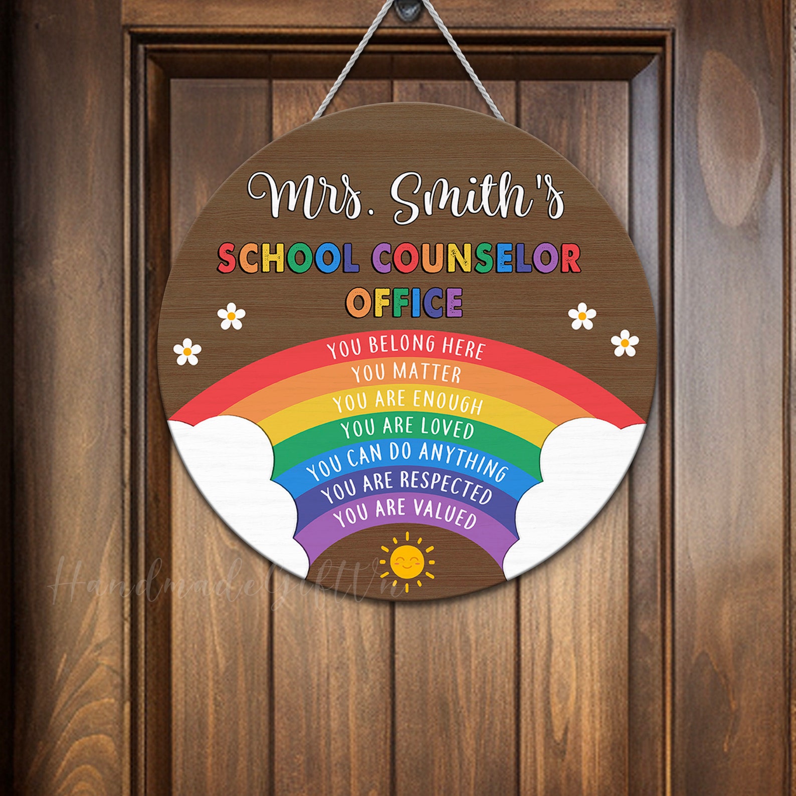 School Counselor Door Hanger, Psychologist Office Sign, Psychology ...