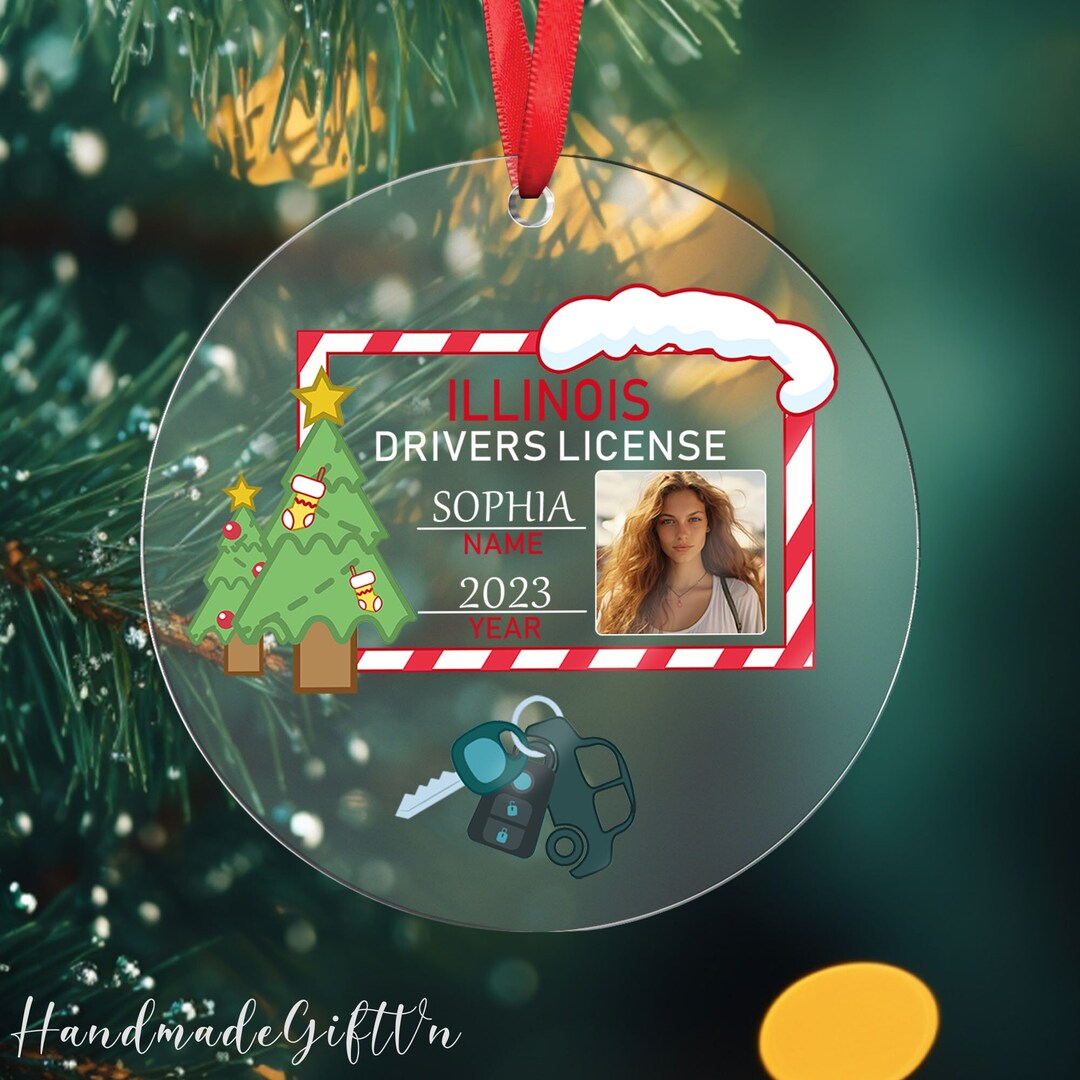 New Driver Acrylic Ornament, New Driver Gift, New Car Owner Ornament ...