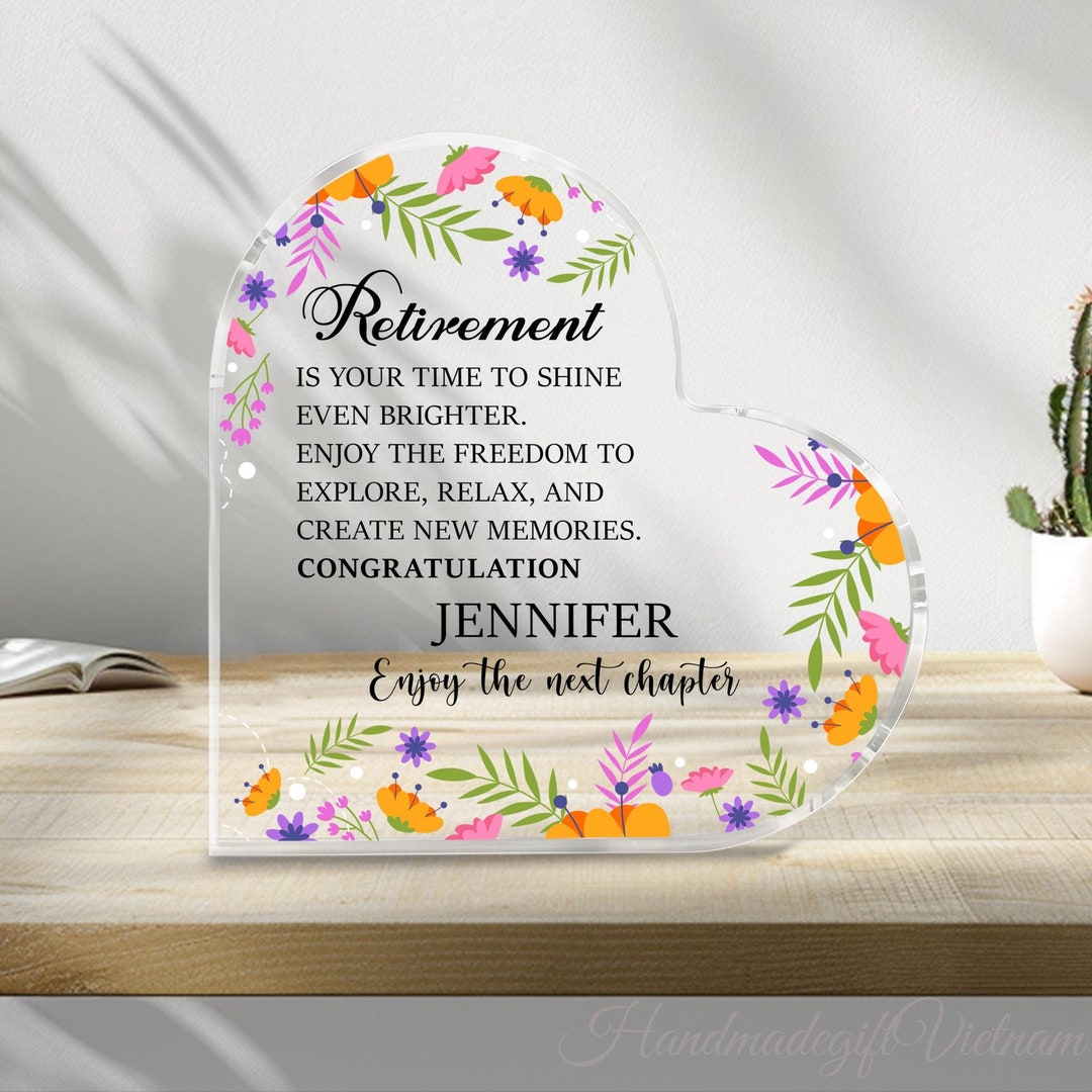 Personalized Retirement Gifts, Coworker Retirement Gifts, Retirement ...