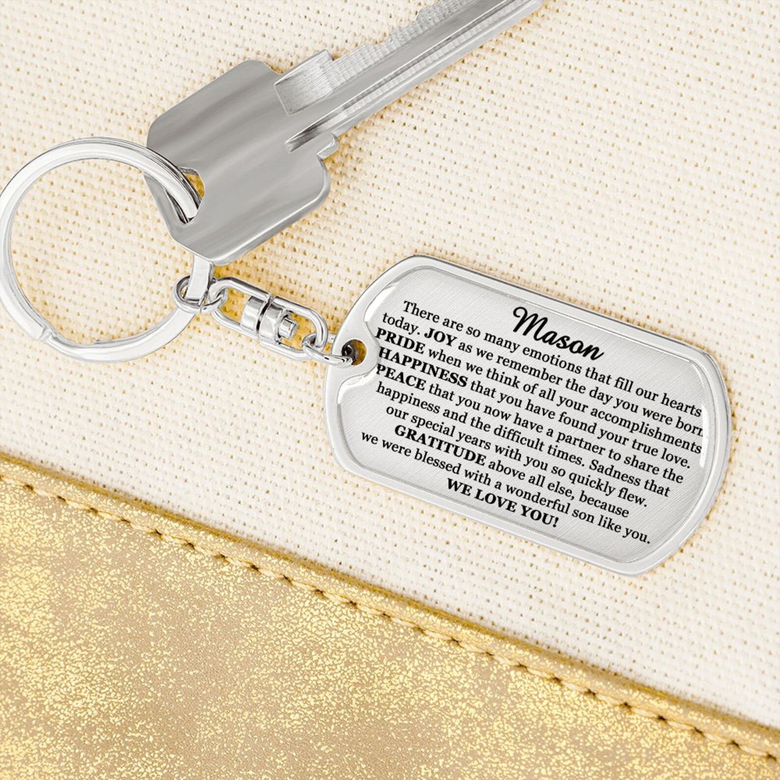Son Wedding Keychain From Parents, Son Wedding Gifts, to My Son on His ...