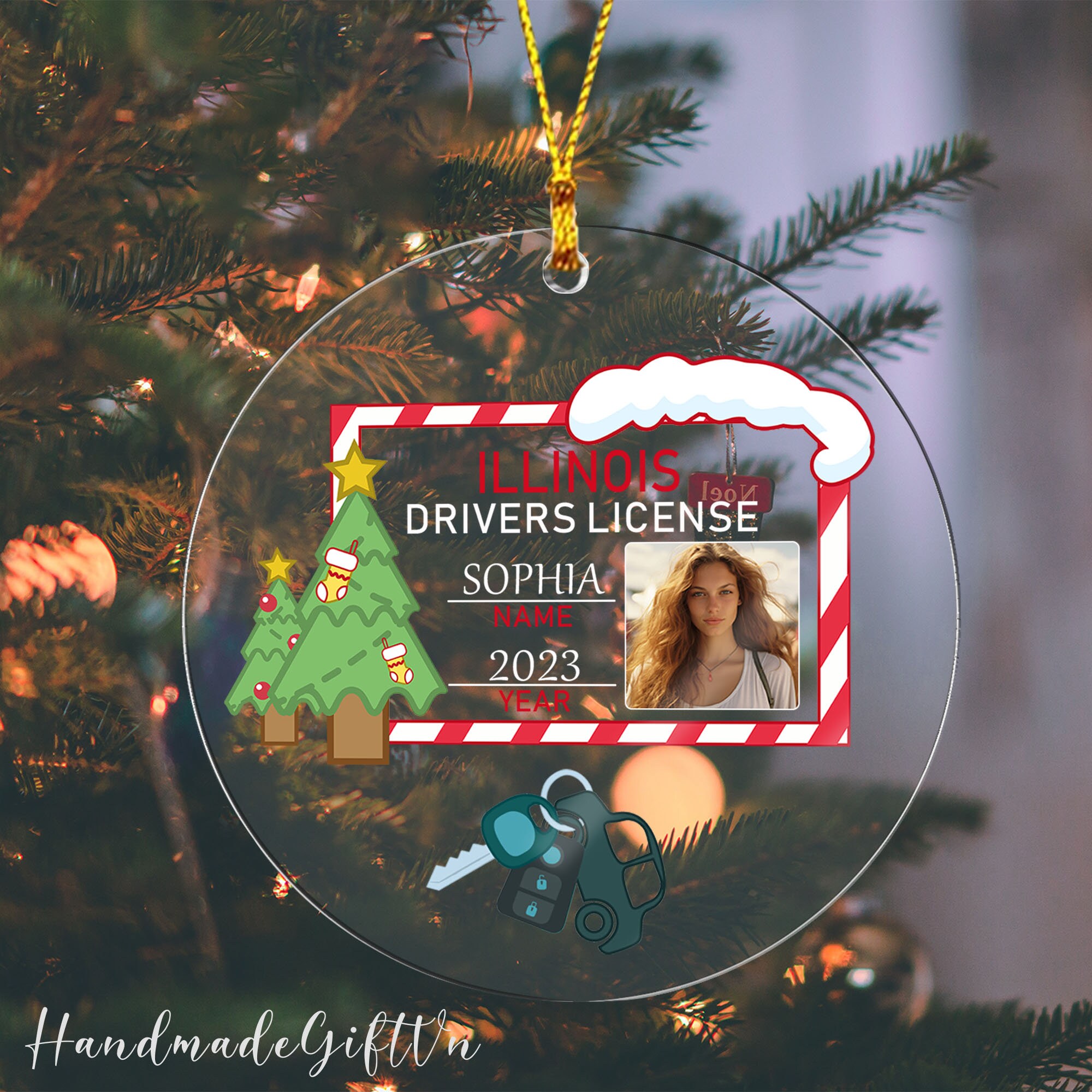 New Driver Acrylic Ornament, New Driver Gift, New Car Owner Ornament ...