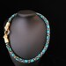 Blue Python Necklace Egypt Styled Jewerly Sea Theme Summer - Etsy
