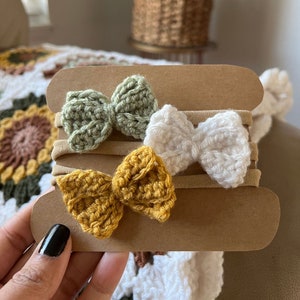 Mini Crochet Bow PDF Crochet Pattern - Etsy