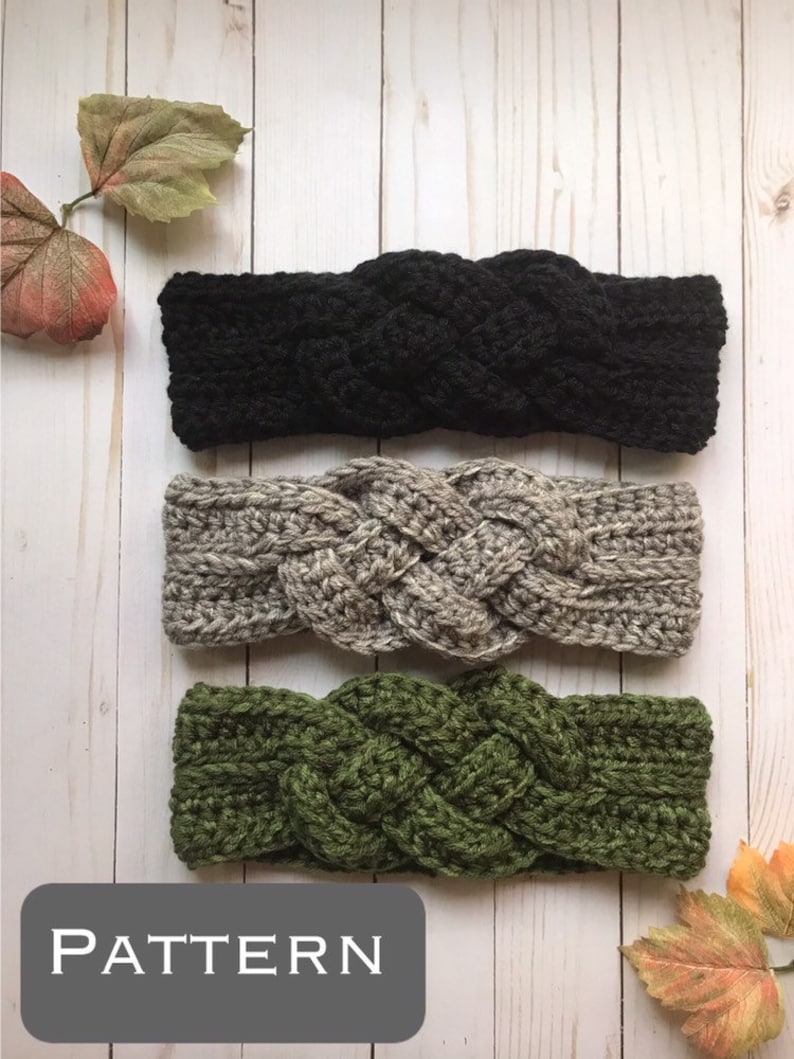 The Crossed Pair Headband Pattern - Etsy
