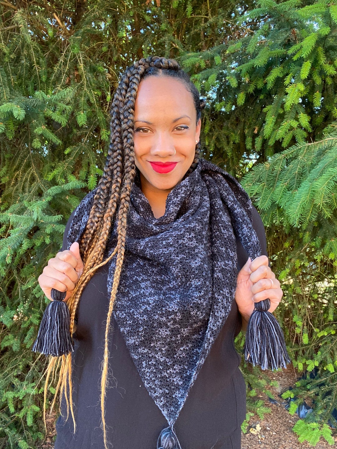 The Raven Shawl - Crochet Pattern - Etsy