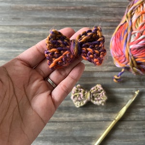 Mini Crochet Bow - PDF Crochet Pattern - Etsy