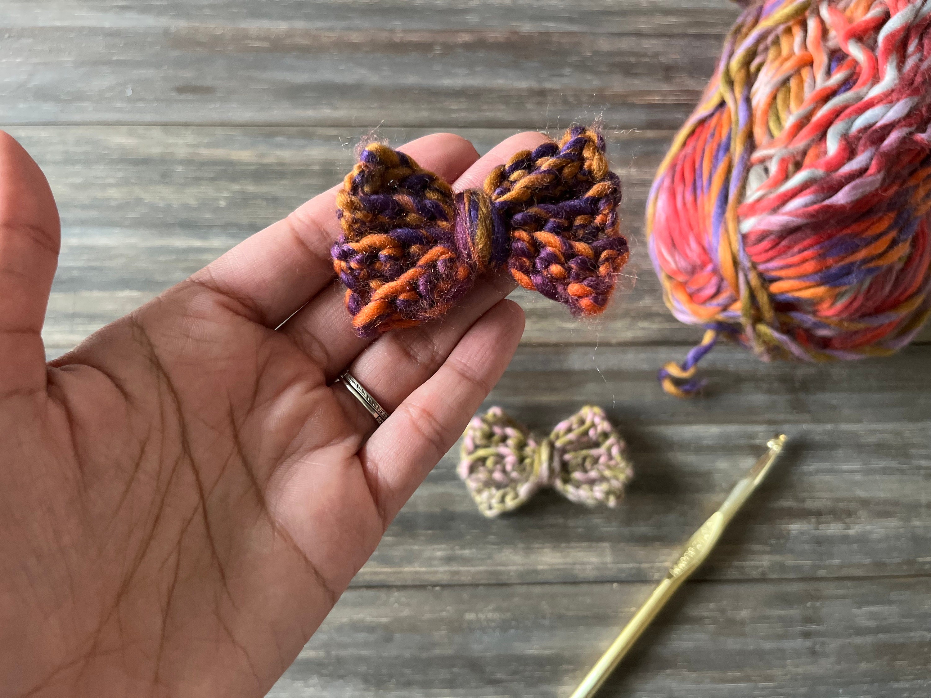 Mini Crochet Bow - PDF Crochet Pattern - Etsy