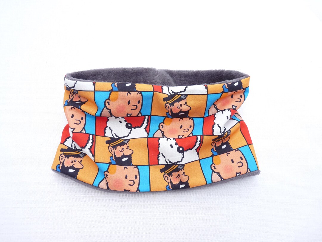 Snood Neck Warmer Scarf Tintin Child Baby or Adult Original Man Woman ...