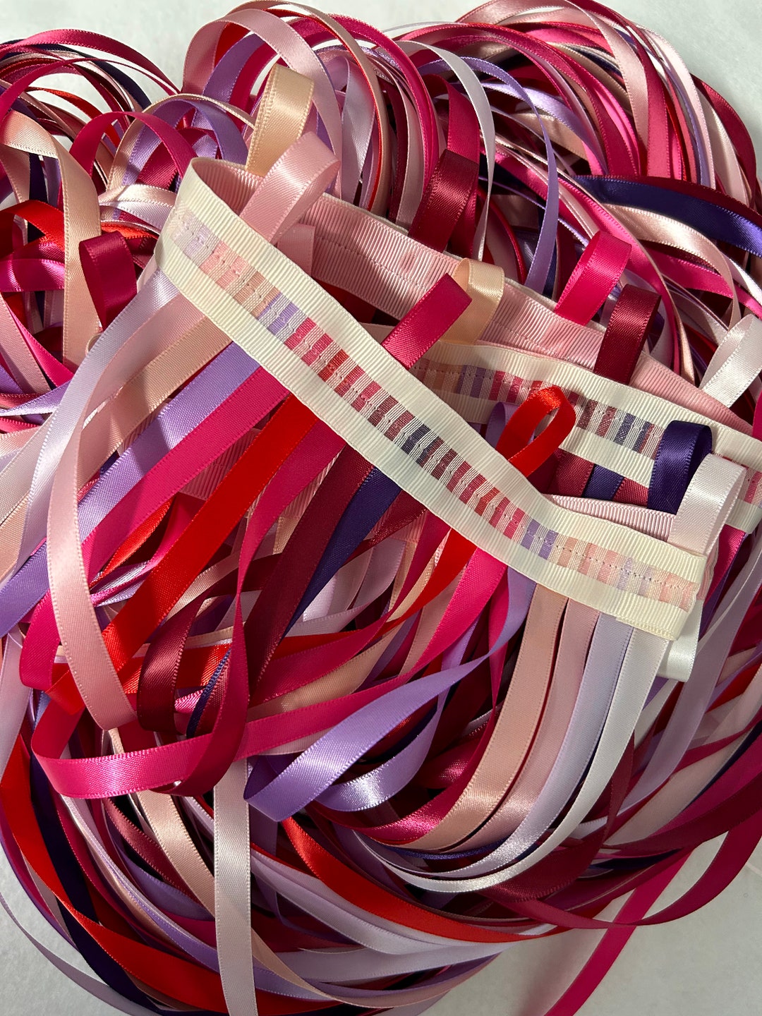 Ribbon Curtain/ Fly Curtain. Shades of Red - Made to Measure, Door and ...