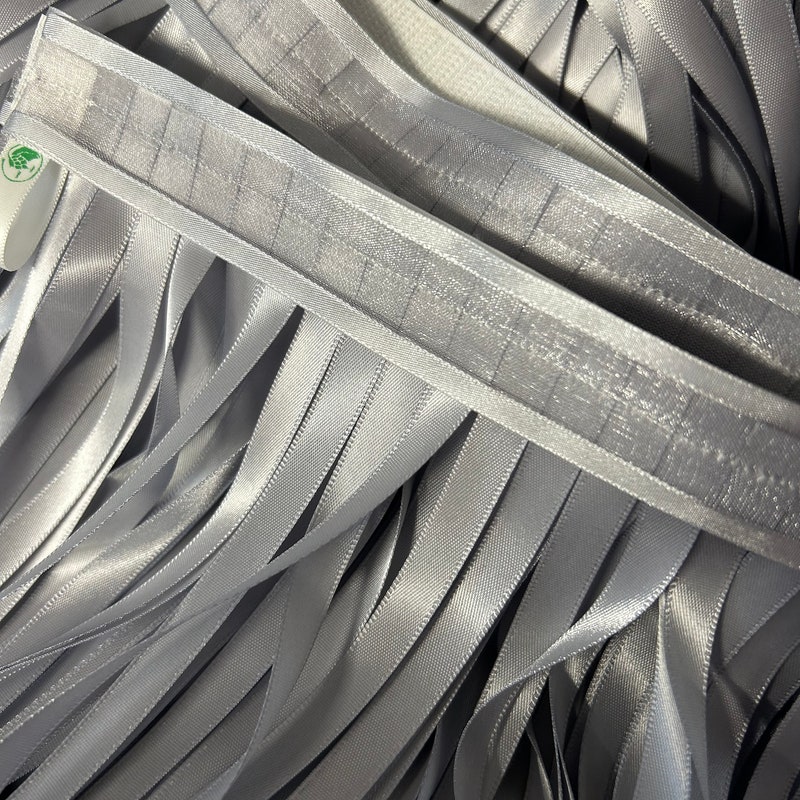 Silver Curtain Ribbon - Etsy UK