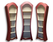 Handmade Curved Wooden Bookshelves