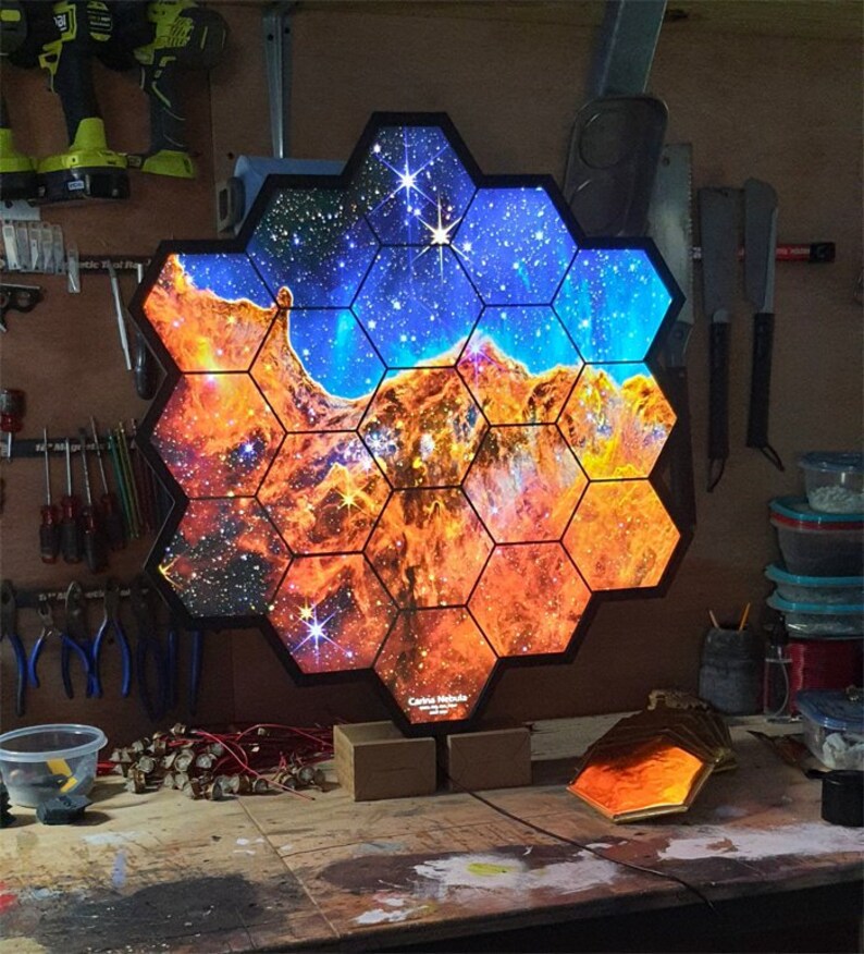 James Webb Telescope Themed LED Picture. - Etsy