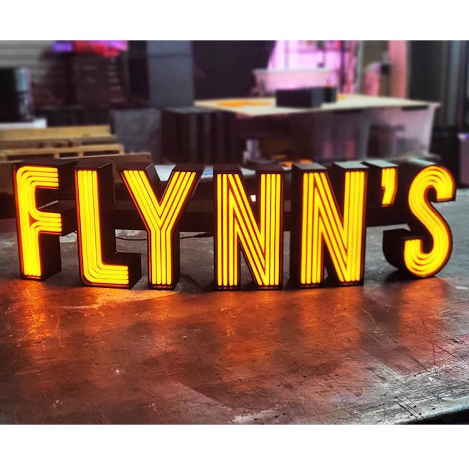 Large "flynn's" Arcade LED Sign. - Etsy