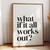 What If It All Works Out Print, Printable Wall Art, Trendy Wall Art ...
