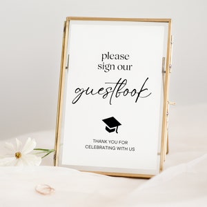Photo Guestbook Sign, Modern Picture Guest Book Sign Printable for ...