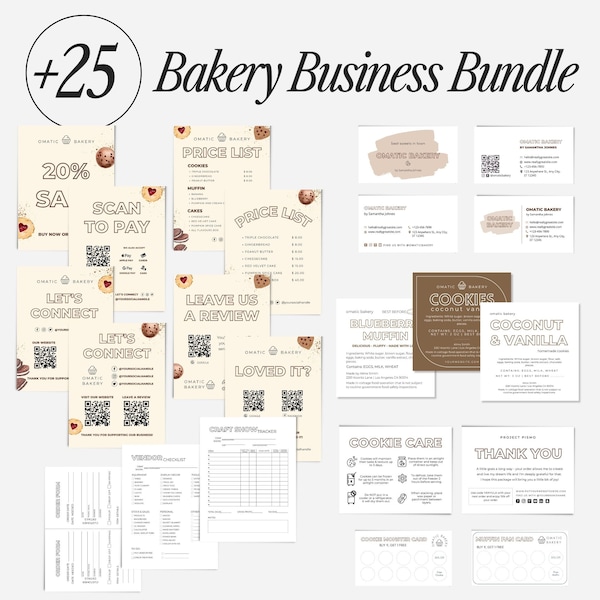 Bakery Payment Qr Template - Etsy