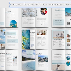 Homeaway Beach House Rental, Guest Guidebook Airbnb, Airbnb Welcome ...