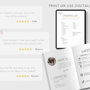 RV Rental Welcome Guidebook Template, Motorhome Binder, Camper Renters ...