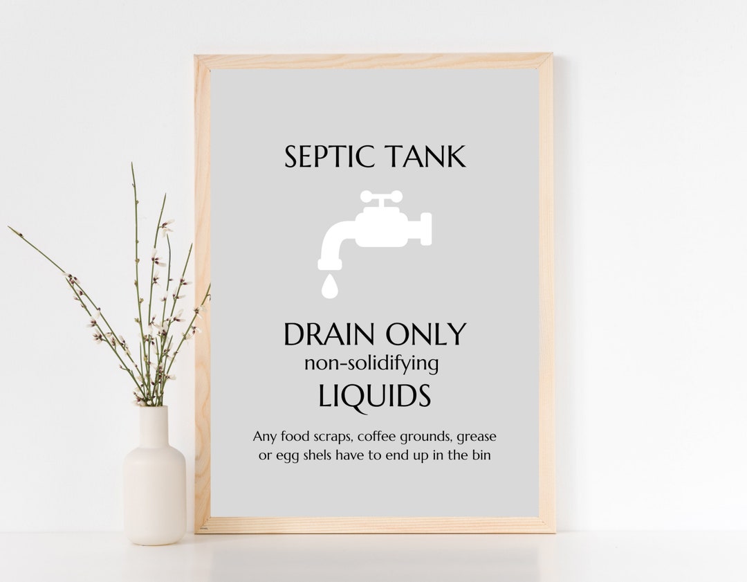 Septic Sign Kitchen Minimalistic Aribnb, Elegant Spetic System ...