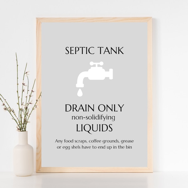 Septic Tank Sign - Etsy