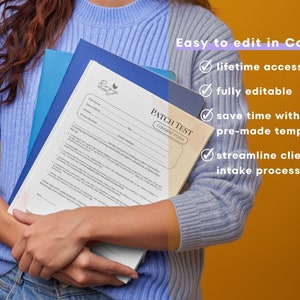 Editable Patch Test Waiver Form - Canva Template for Skin Sensitivity ...