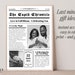 Valentines Cupid Chronicle Newspaper, Editable Canva Template, Custom ...