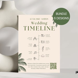 Destination Wedding Welcome Letter and Itinerary Template, Destination ...