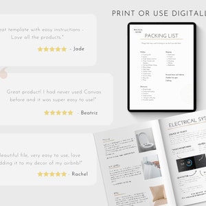 RV Rental Welcome Guidebook Template Motorhome Binder Camper - Etsy